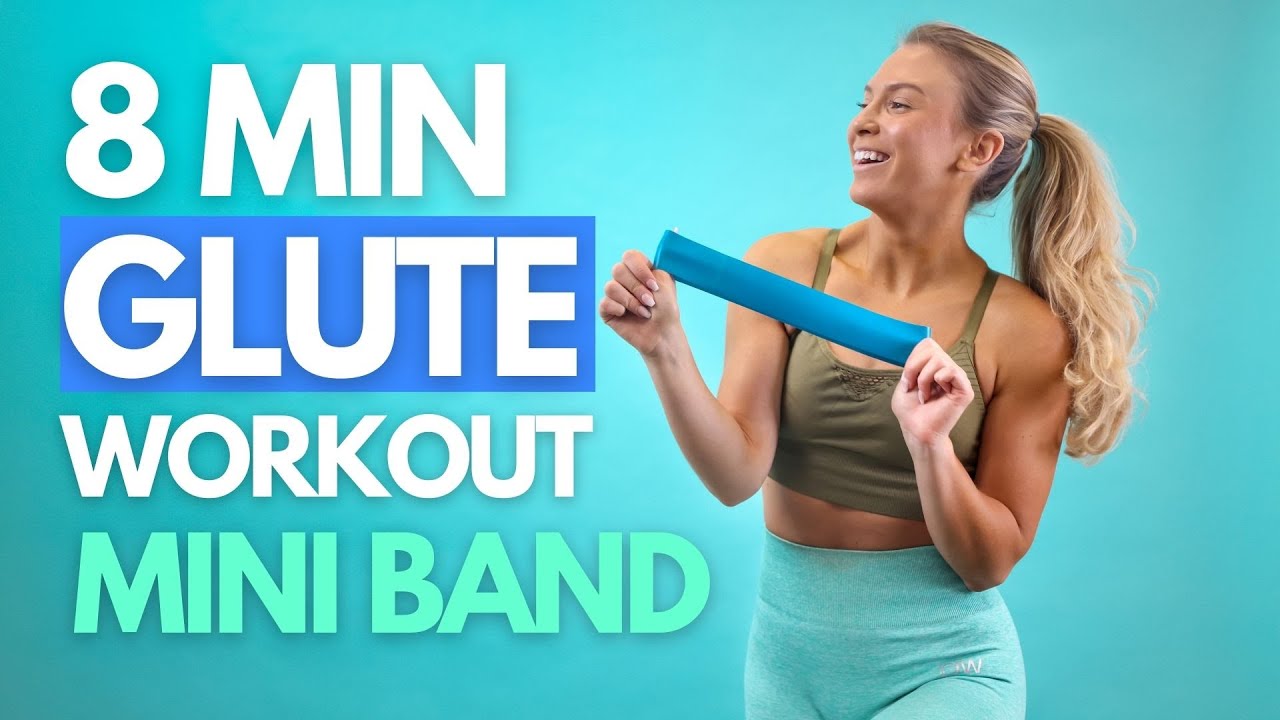 8 MIN INTENSE GLUTE WORKOUT // Glute activation with mini band ! - YouTube