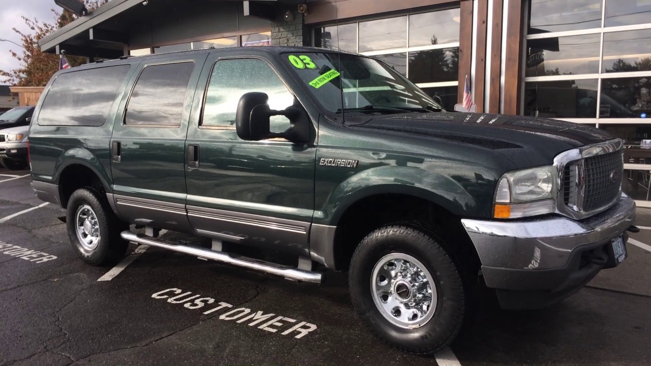 "Live Video Walk Around" 2003 FORD EXCURSION XLT LEATHER 3RD ROW (503 ...