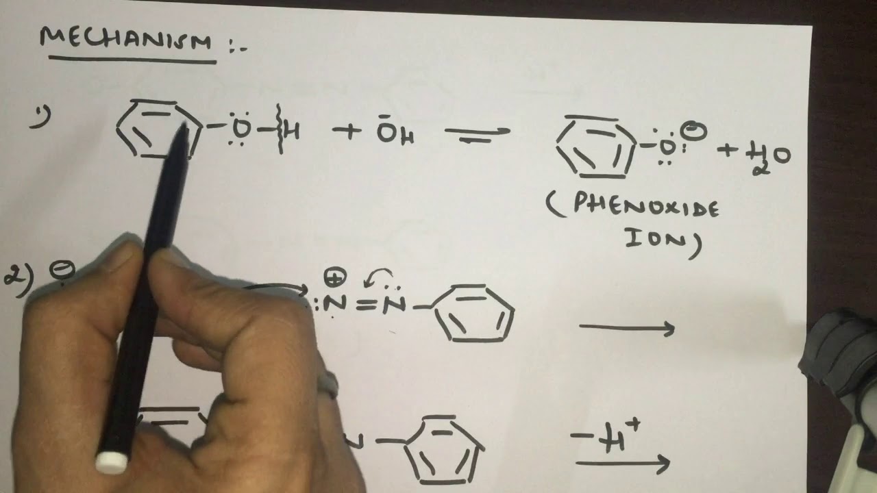 Coupling Reaction of Phenol By Dr. Manu Kaushal - YouTube