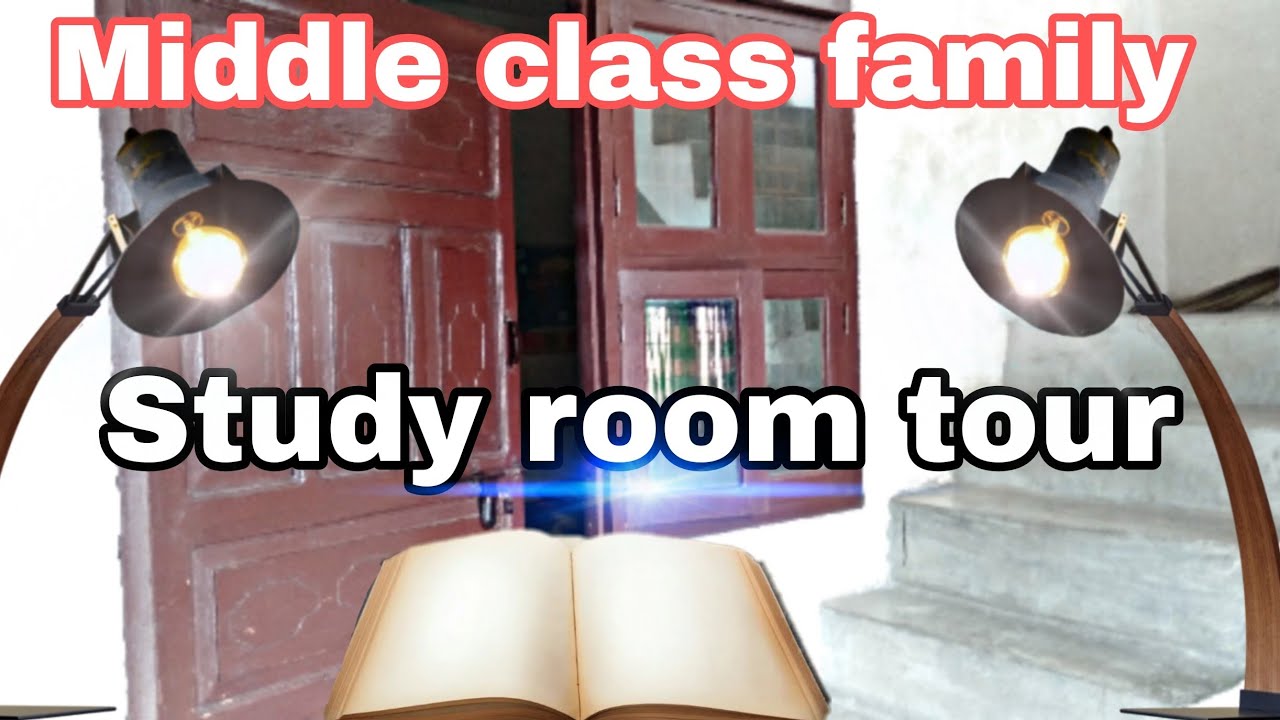 Aspirant Study Room Tour 😀 || Study room ️ || Middle class family study ...