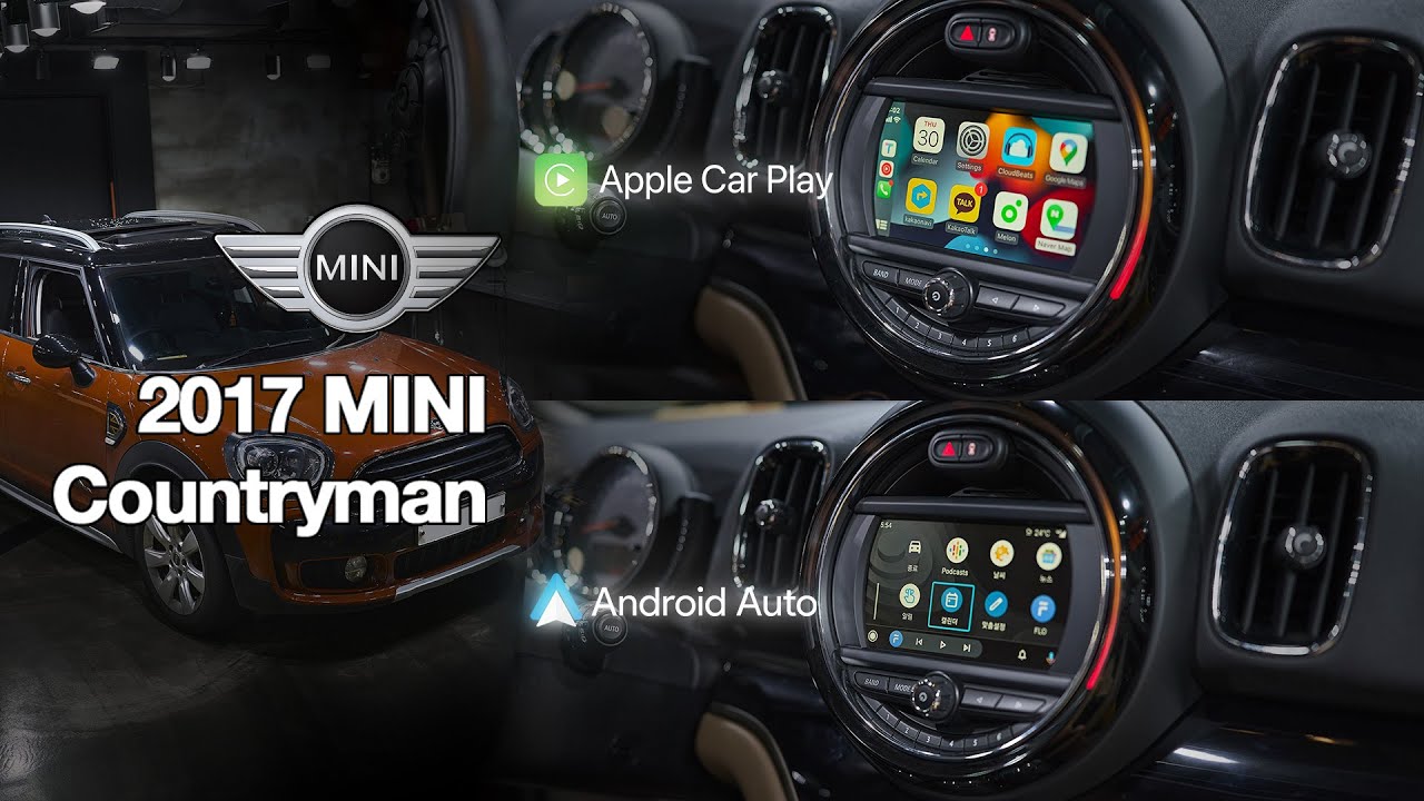 retrofit Apple carplay & Android Auto 2017 MINI Countryman F60 by 인디웍 ...
