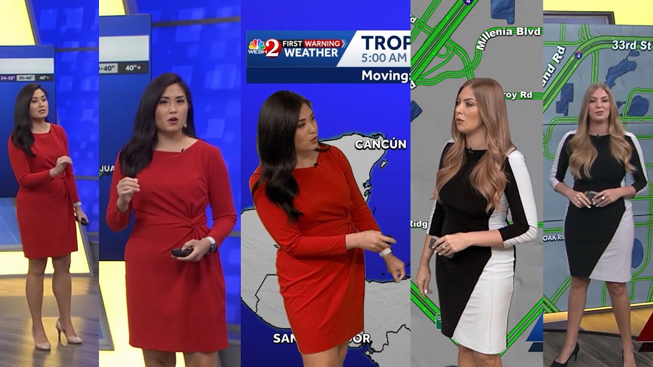 Cam Tran & Meaghan Mackey with the Weather amd Traffic for WESH 2 ...