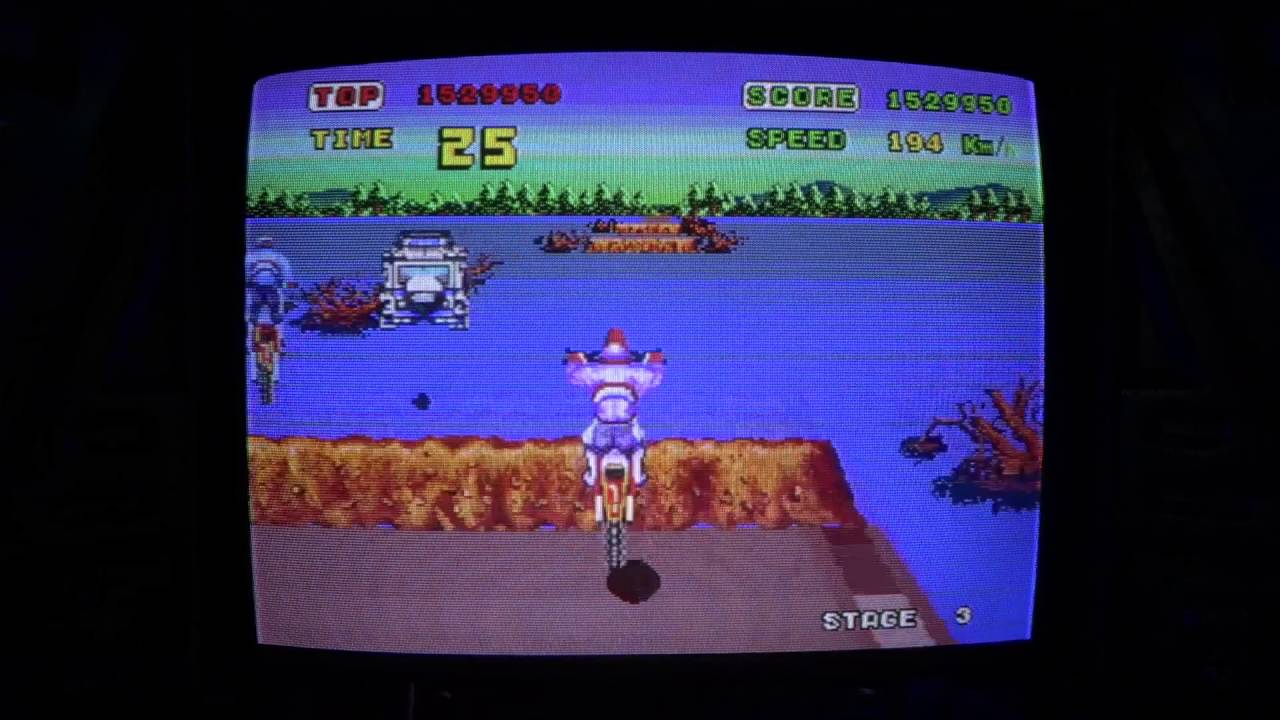 Enduro Racer (Sega, 1986) Arcade Spielautomat (Standgerät) - YouTube