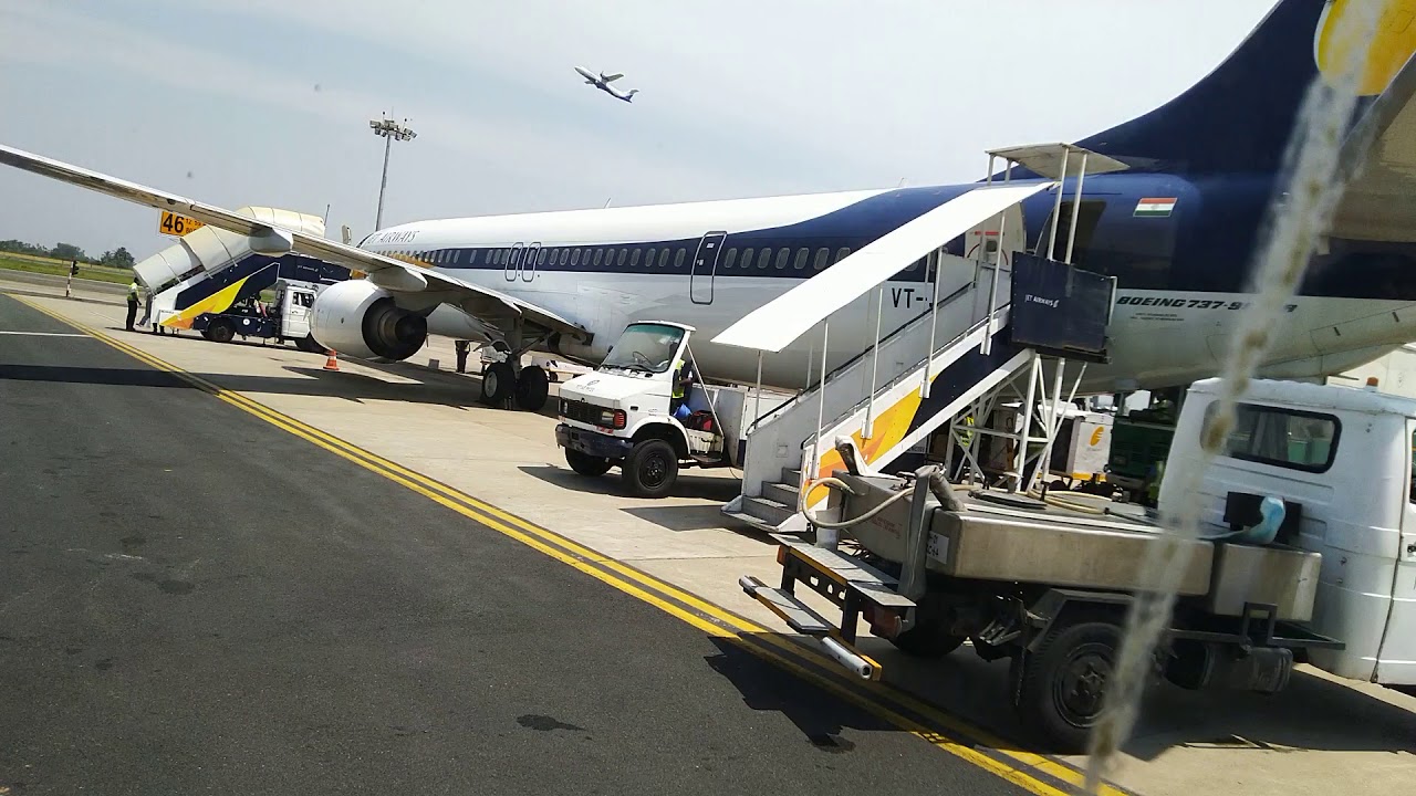 Finally bye to Jet Airways flight - YouTube
