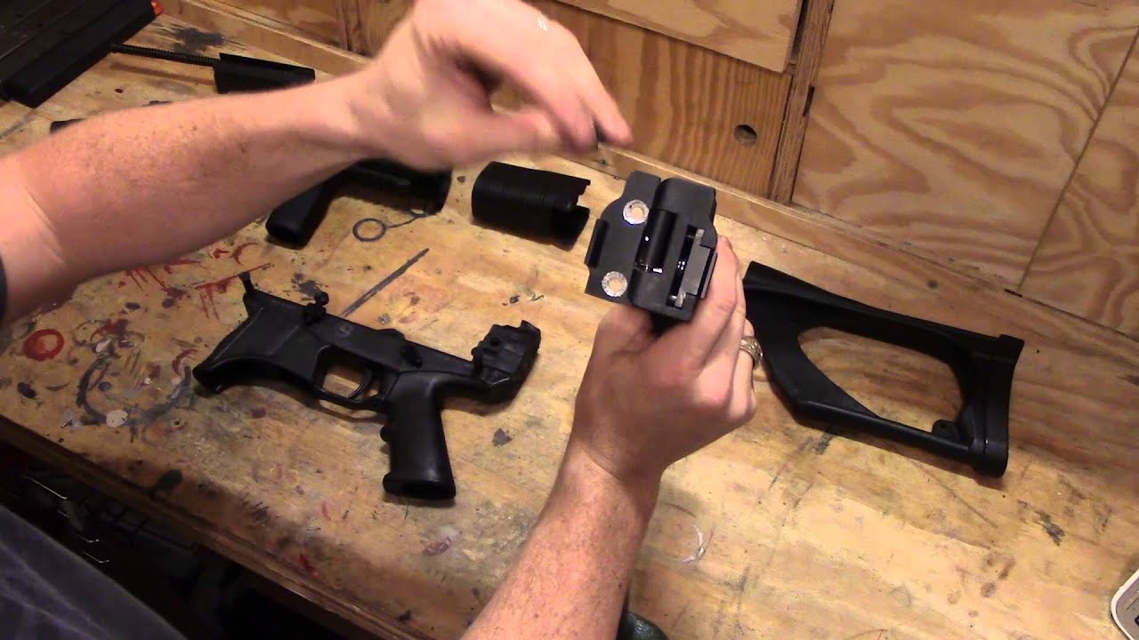 Taurus CT9 Folding Stock - YouTube