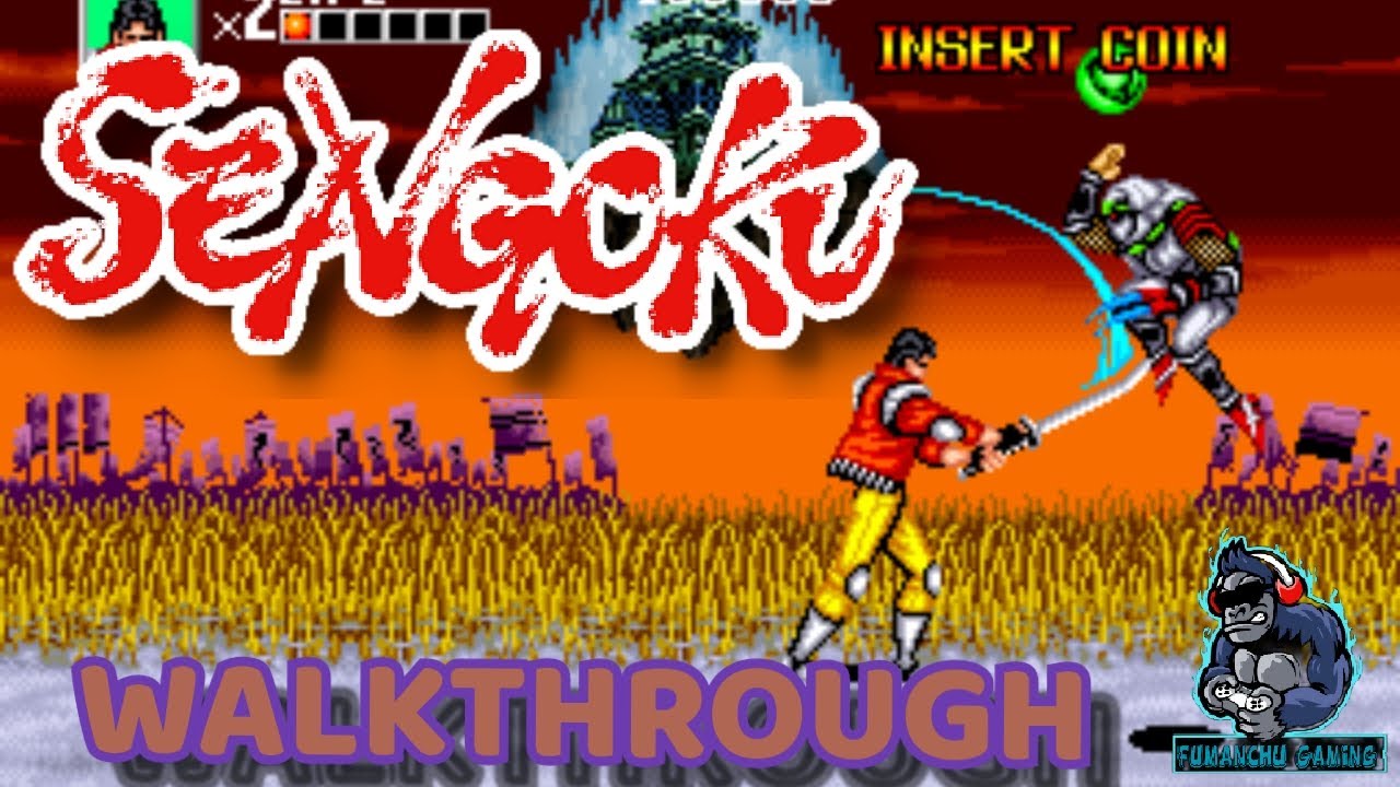 Sengoku / Arcade / Walkthrough / Retro / Neo Geo - YouTube