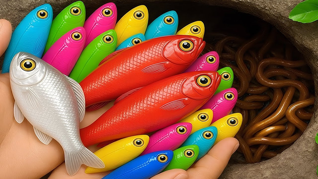 Catch Stranger Freshwater Aquarium Fish In Giant Colorful Egg, Koi ...