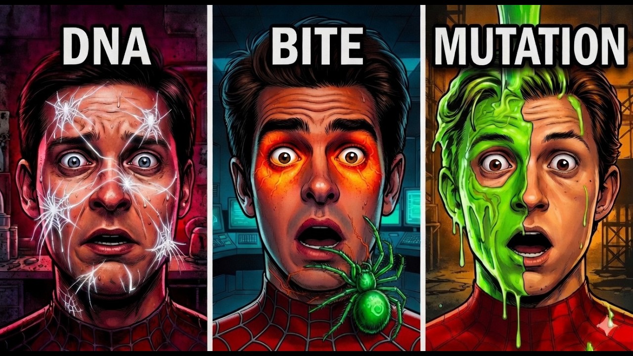 All Spider Man DNA and their Bites EXPLAINED - YouTube