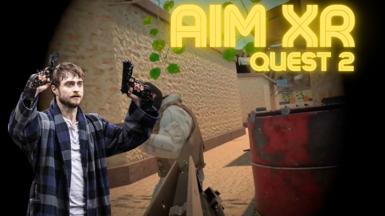 Oculus Quest 2 - Aim XR Gameplay - SideQuest Alpha Build - YouTube