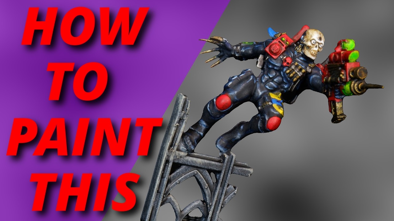 Death Incarnate – Painting a Warhammer 40K Eversor Assassin - YouTube