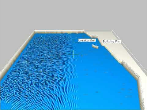 MIKE21 BW Model: Evaluation of wave conditions at Berkeley Pier (SF Bay) - WVDir = 270N - YouTube