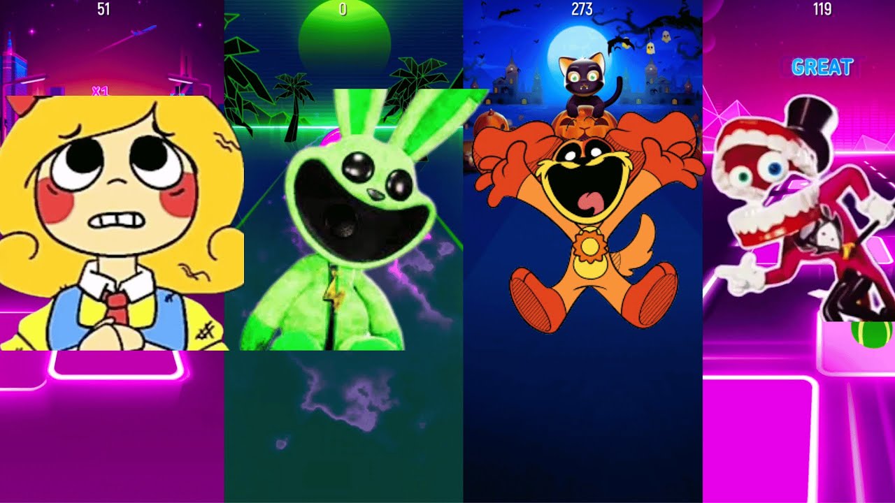 Miss Delight Animation VS Smiling critters VS DogDay Bask Story VS ...