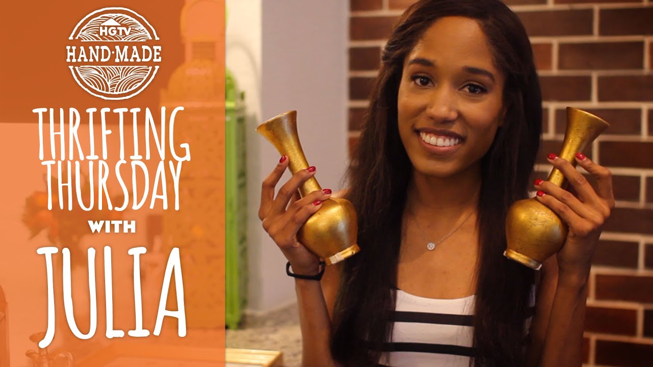 Thrifting Thursday: Julia's Thrift Store Finds - HGTV Handmade - YouTube