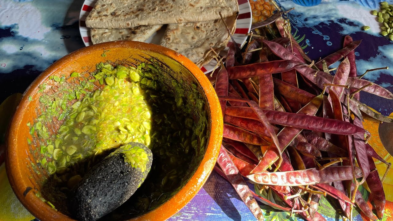 Salsa de guaje Poblana#receta de rancho Salsa de guaje - YouTube