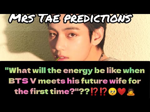 ||What will happen when BTS V meets his FUTURE wife for the first time?||❤️#bts #mrstae #taehyung 🐻🙇