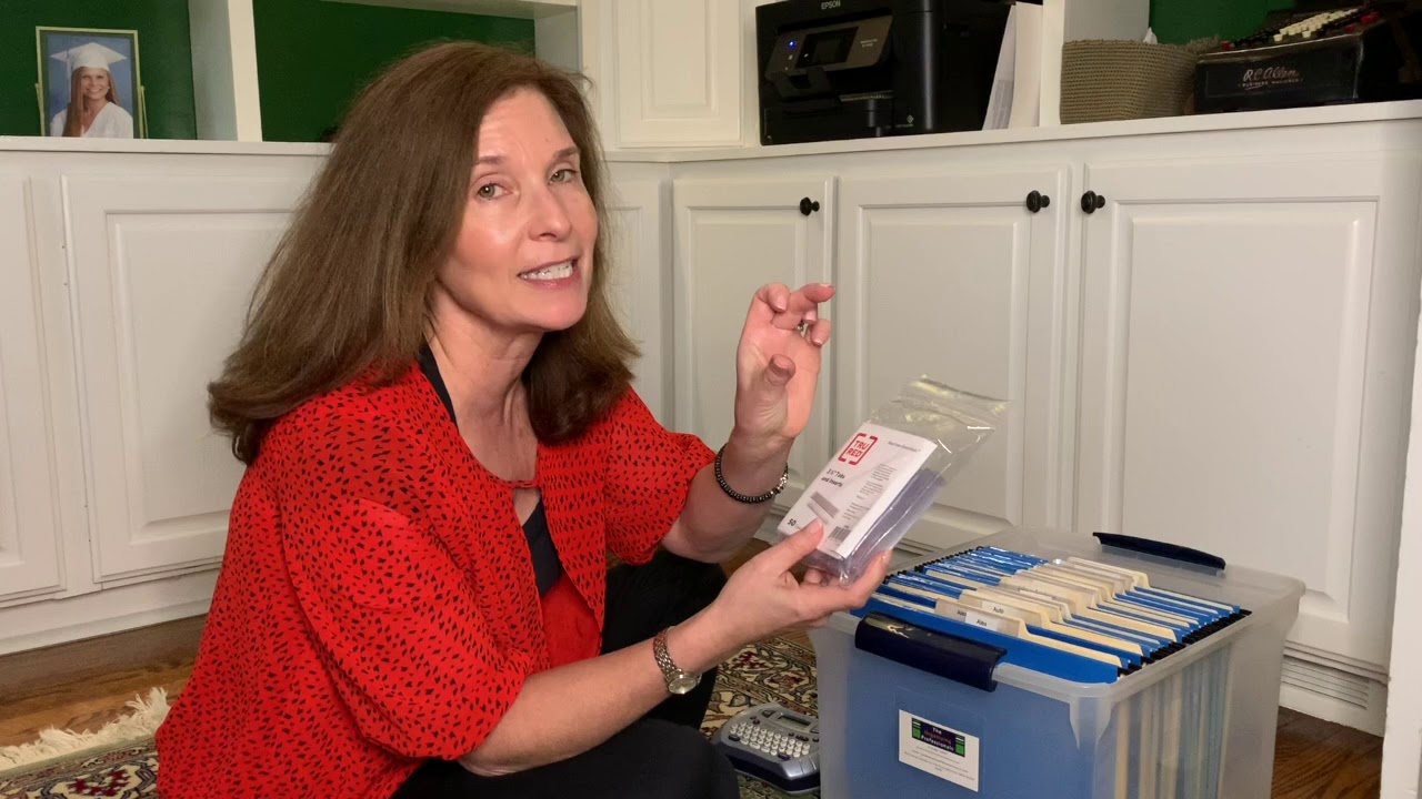 How to Create a Beautiful and Effective Filing System - YouTube