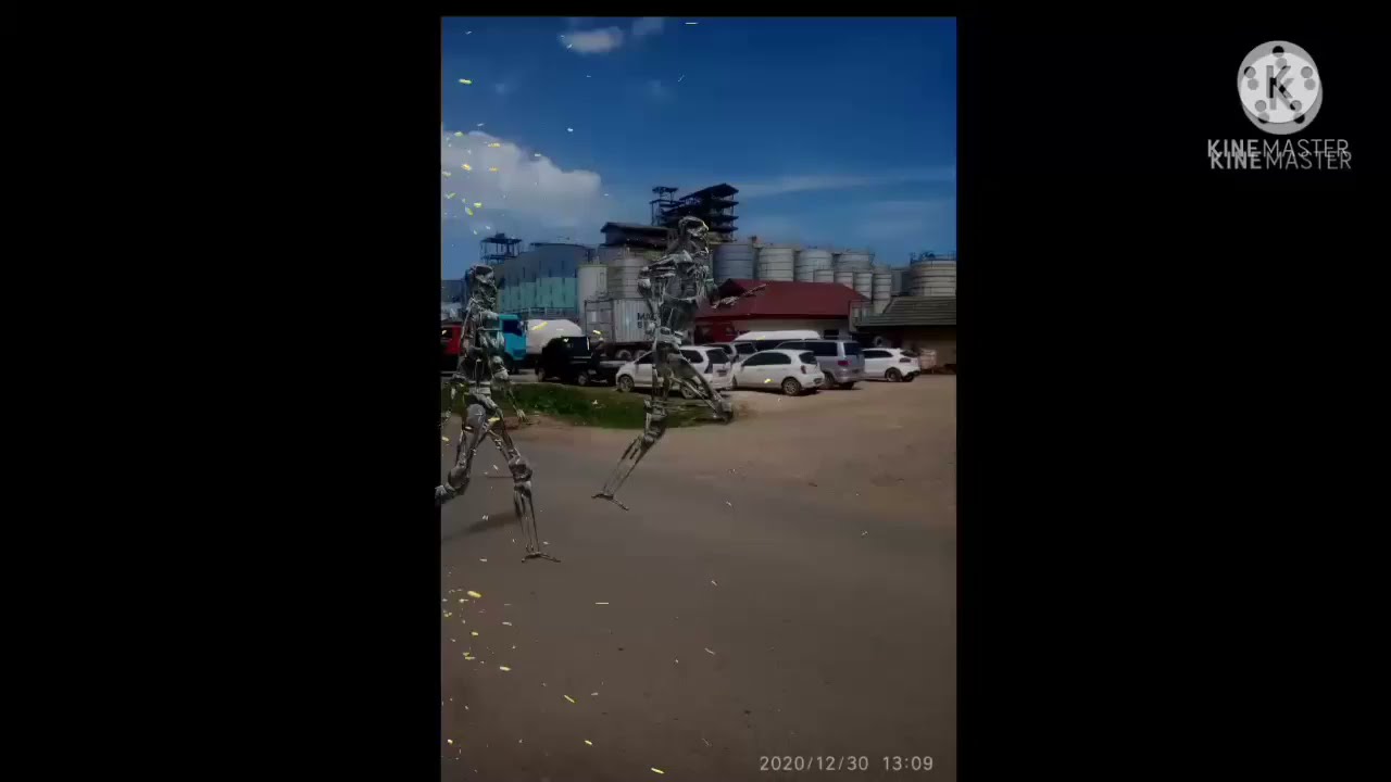 attacks on terminator T-8000, terminator in real life - YouTube