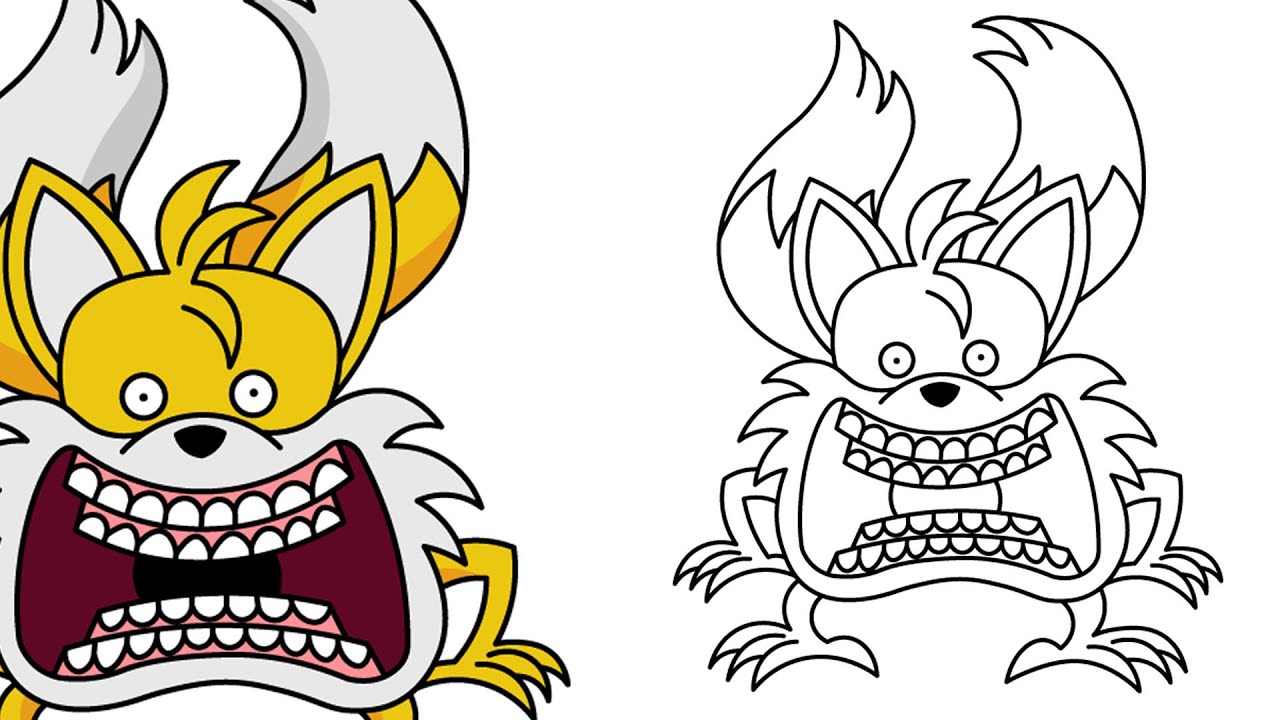 How to DRAW SHIN TAILS - Sonic Tapes - YouTube