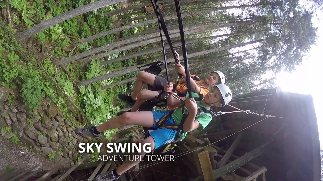 The Sky Swing @ SkyTrek Adventure Park | Attraction near Revelstoke, BC ...