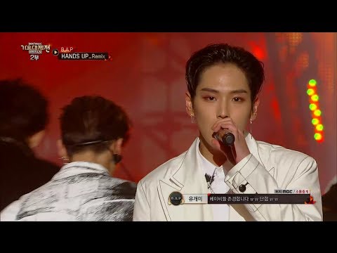【TVPP】B.A.P - Hands Up (Remix ver), 비에이피 - 핸즈 업(리믹스 버전) @MBC Gayo Daejejeon 2017