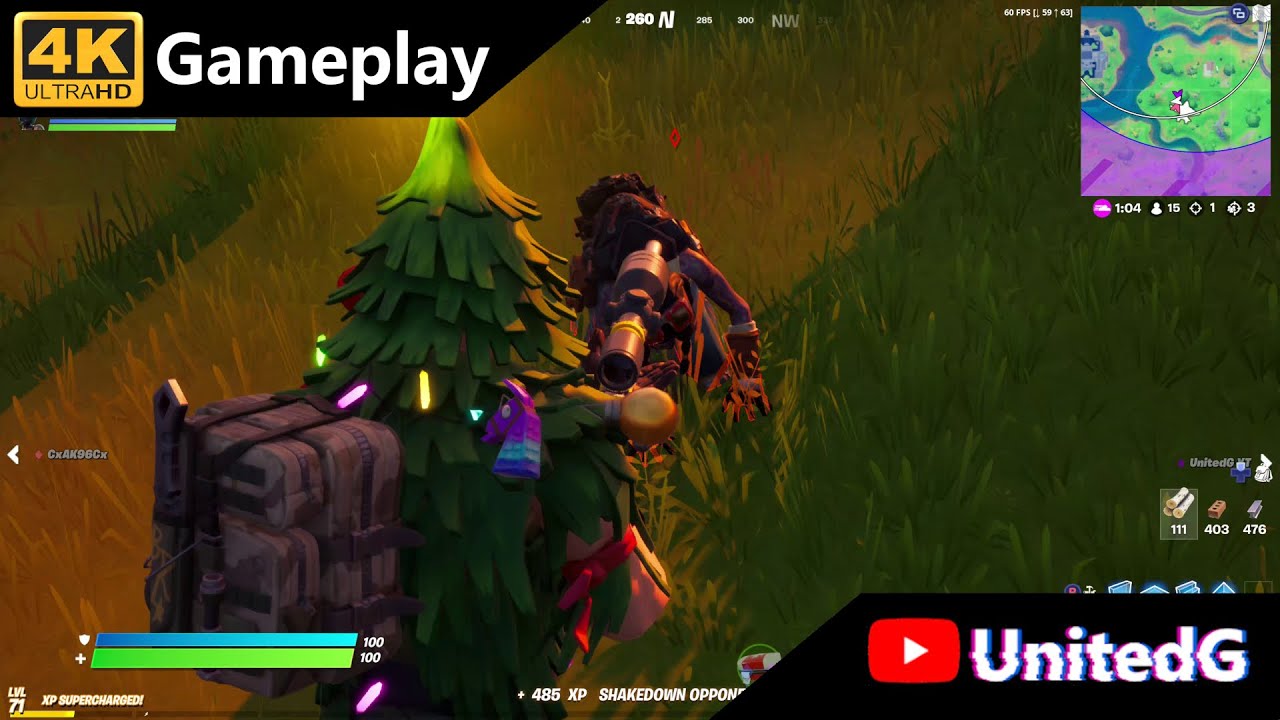 Fortnite - Xbox One X Gameplay 4K - YouTube