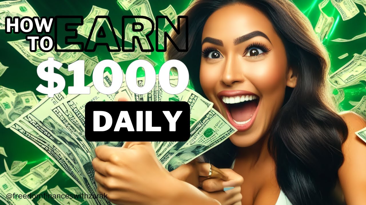 10 Ways To Earn $1000 Daily - YouTube