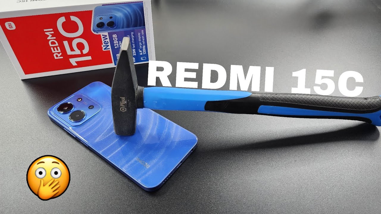 Xiaomi Redmi 15C Screen Scratch Test 🔨🛠️| Redmi 15C Durability Test 🔨 ...