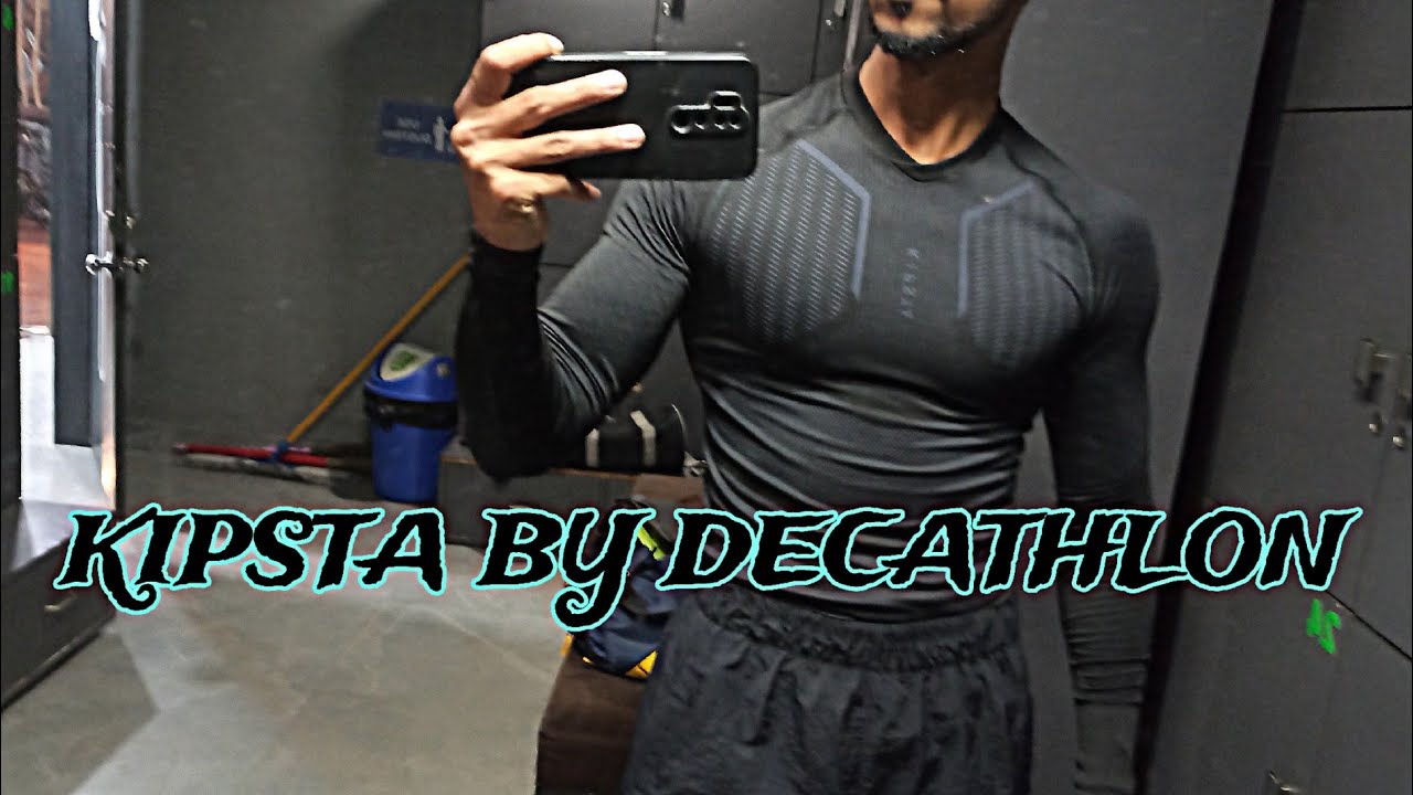 UNBOXING🎁 // kipsta by dacacthlon // full sleeve compression t shirt 👕# ...