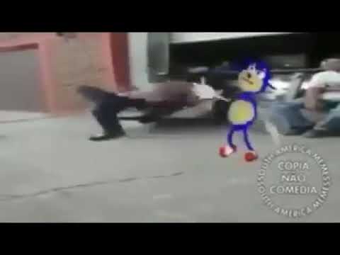 sonic slaps homeless man - YouTube