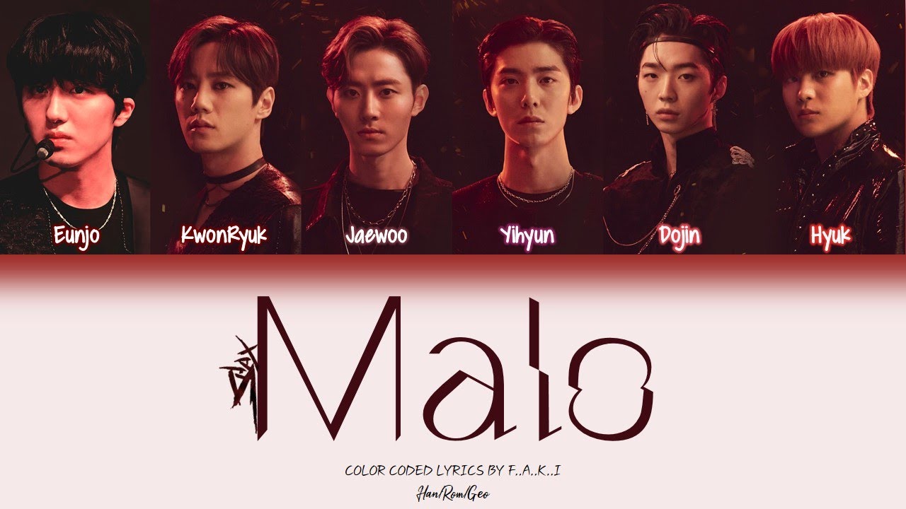 SHAX - MALO (COLOR CODED LYRICS HAN/ROM/GEO/가사) - YouTube