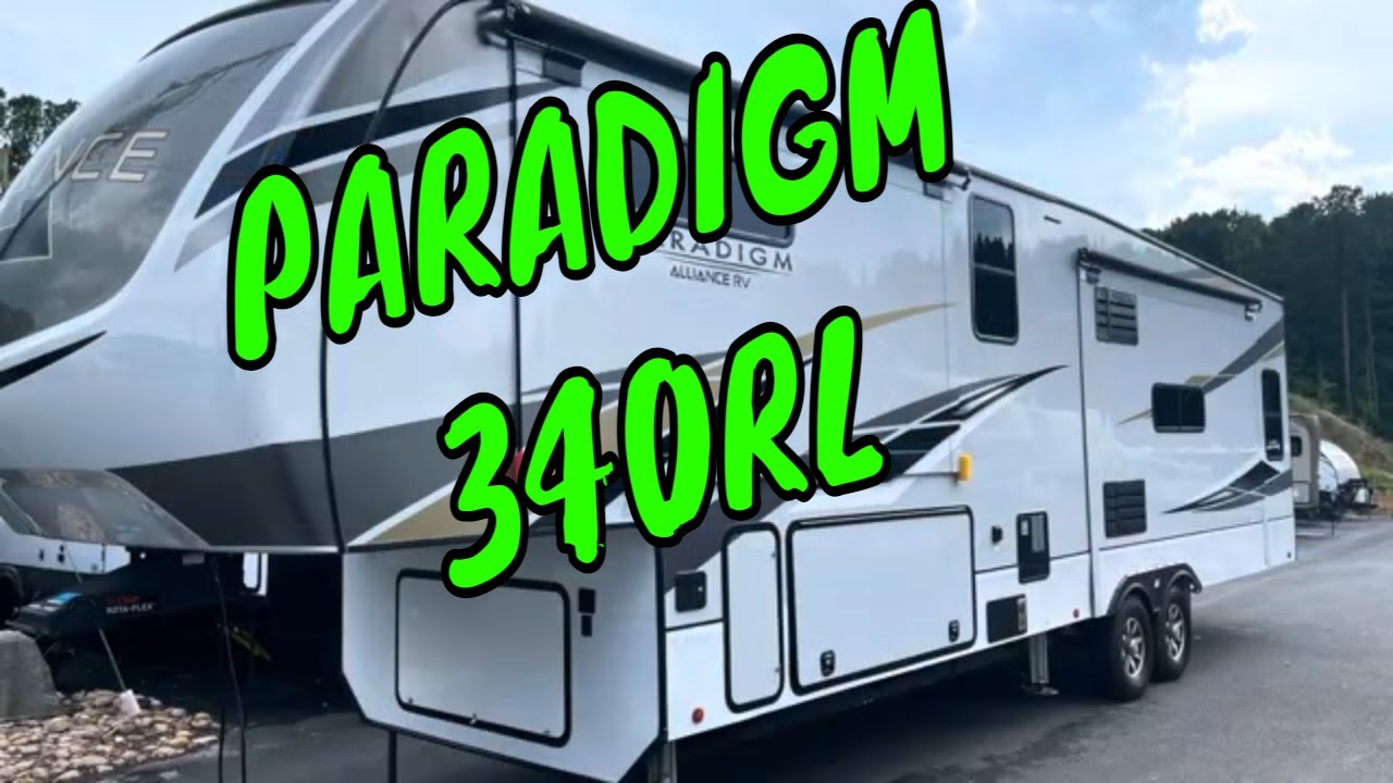 NEW 2022 ALLIANCE PARADIGM 340RL 5TH WHEEL Dodd RV ISLAND KITCHEN REAR ...