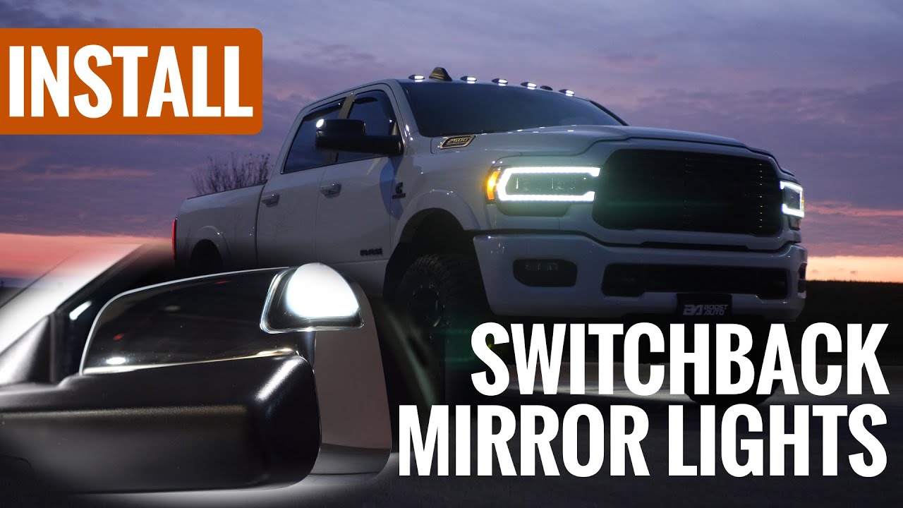 Boost Auto Switchback LED Mirror Lights Installation Guide | 2019-2022 ...
