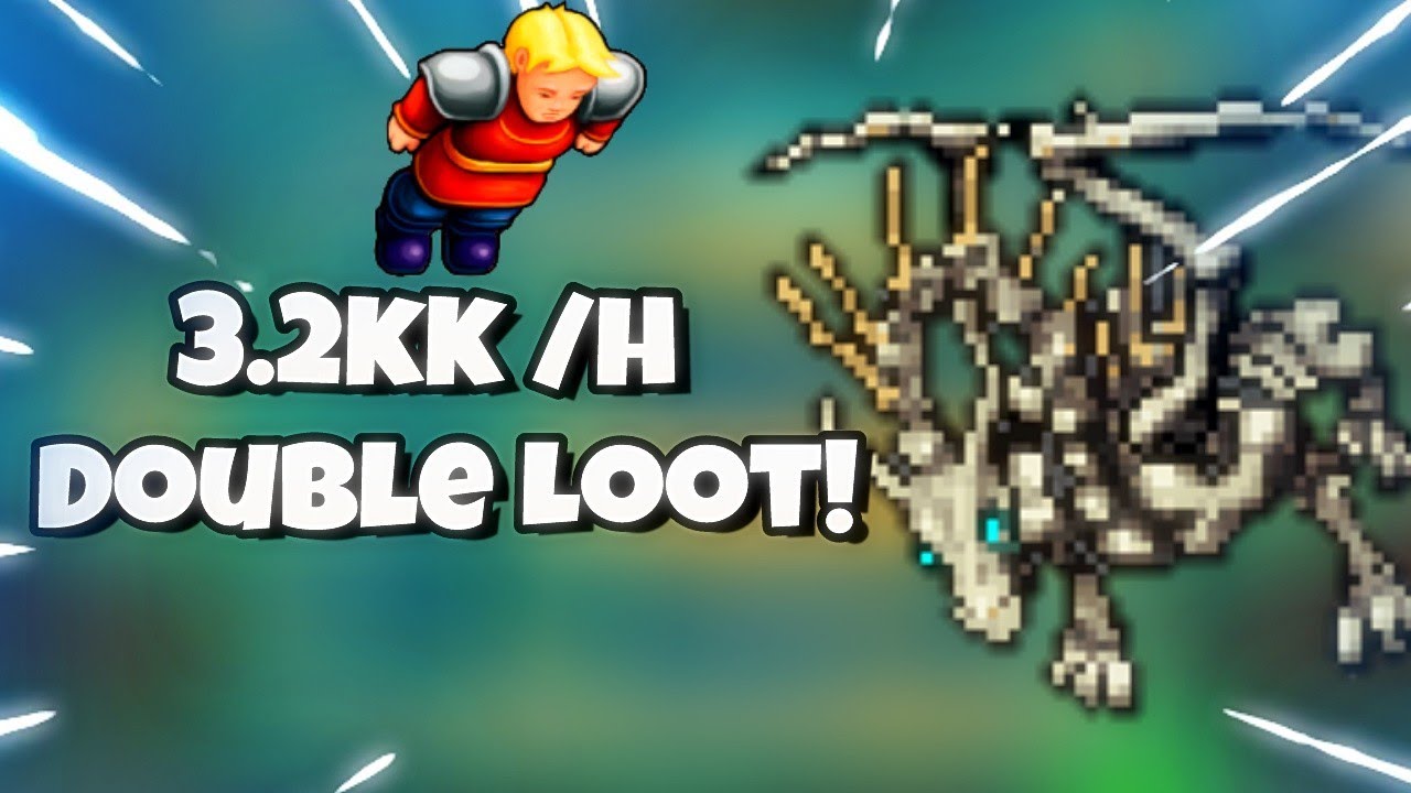 MELHOR PROFIT 3.2KK 45 min UNDEAD DRAGON DOUBLE LOOT TIBIA! - YouTube