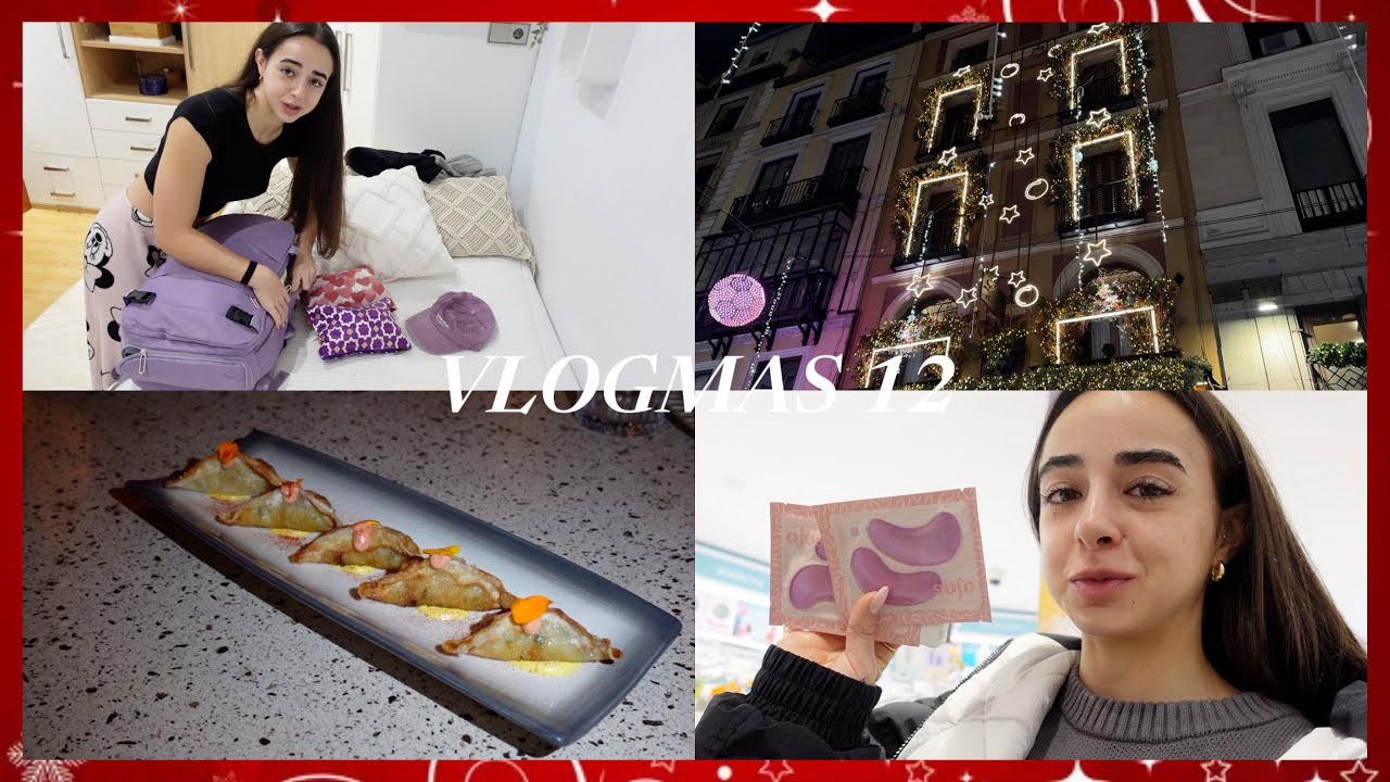 VLOGMAS 12 - ropa de invierno para 5 días en una mochila, vamos a ...