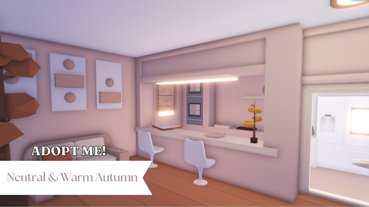 Neutral & Warm Autumn Tiny Home Speed Build | Roblox Adopt Me! - YouTube