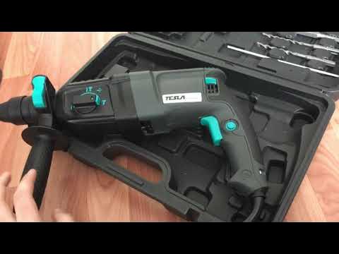 Бюджетный перфоратор ТЕСЛА TR820QC, аналог BOSH - YouTube