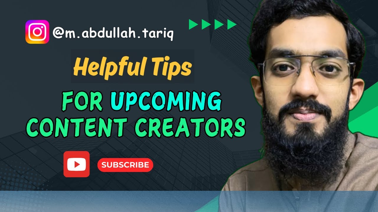 Content Creation Starter Pack | Abdullah Tariq Live - YouTube