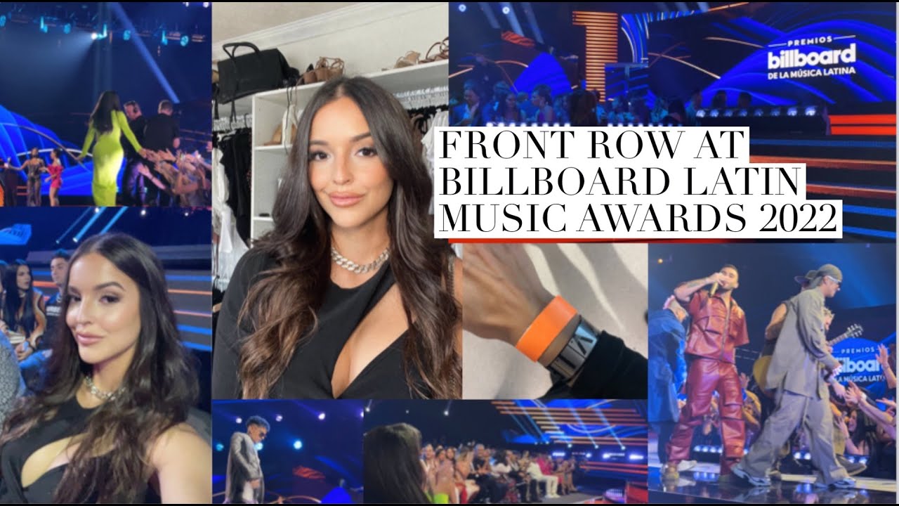 I got front row seats at the Billboard Latin Music Awards 2022 - YouTube