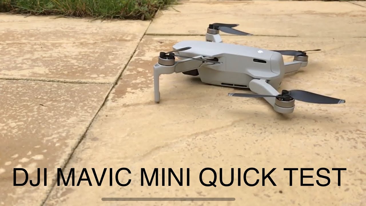A quick look at the DJI Mavic mini. - YouTube