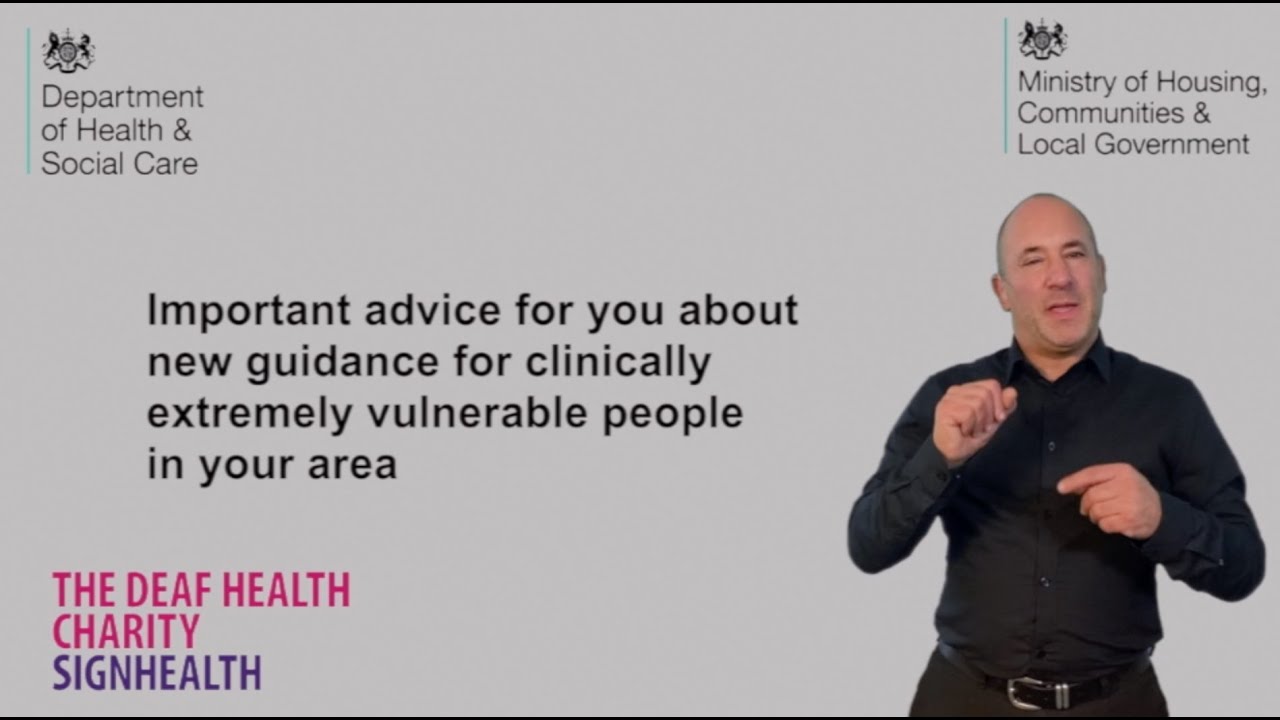 Letter to clinically vulnerable people in Tier 4 - YouTube