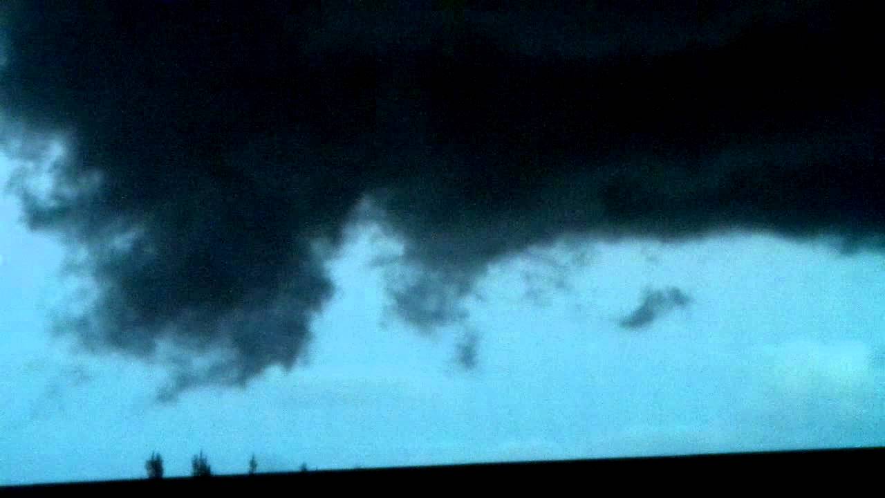 Scary dark clouds Alberta, Canada - YouTube