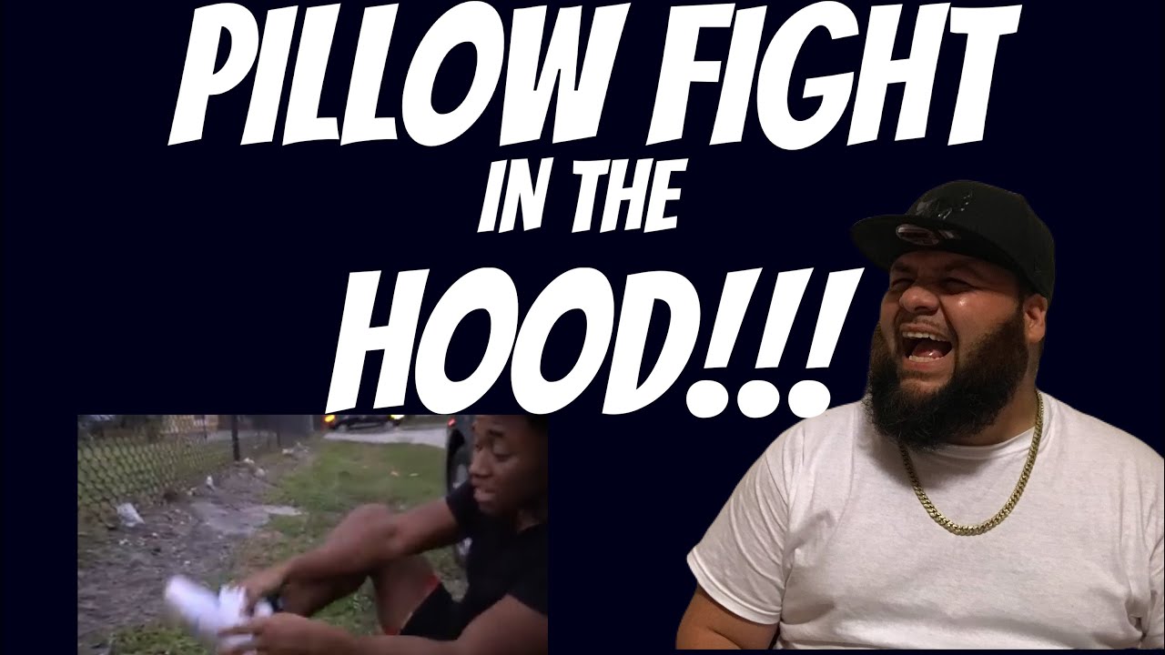 SmoothGio | Pillow fight in the hood prank | Gone wrong | Reaction ...
