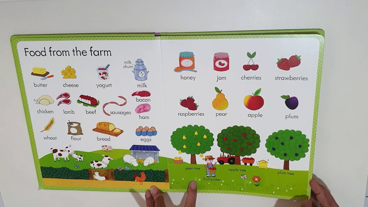 Usborne Books: My First Word Book on the Farm - YouTube