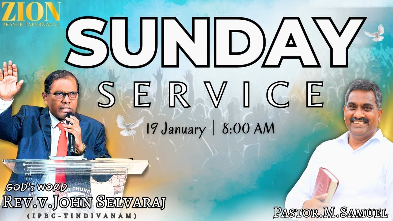 🔴🅻🅸🆅🅴 | SUNDAY SERVICE| 18TH JANUARY 2025 | MESSAGE BY.REV.V.JOHN ...