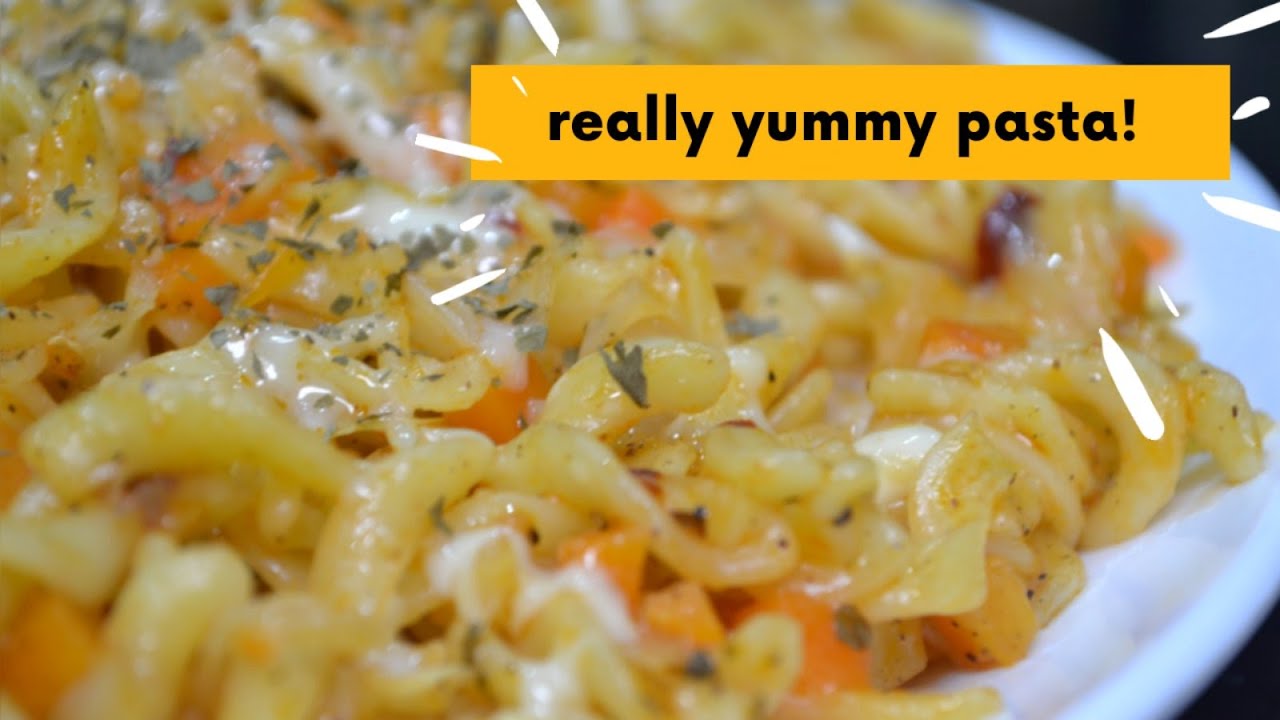 really yummy pasta easy to cook for vegetarian recipe by In Sana's ...