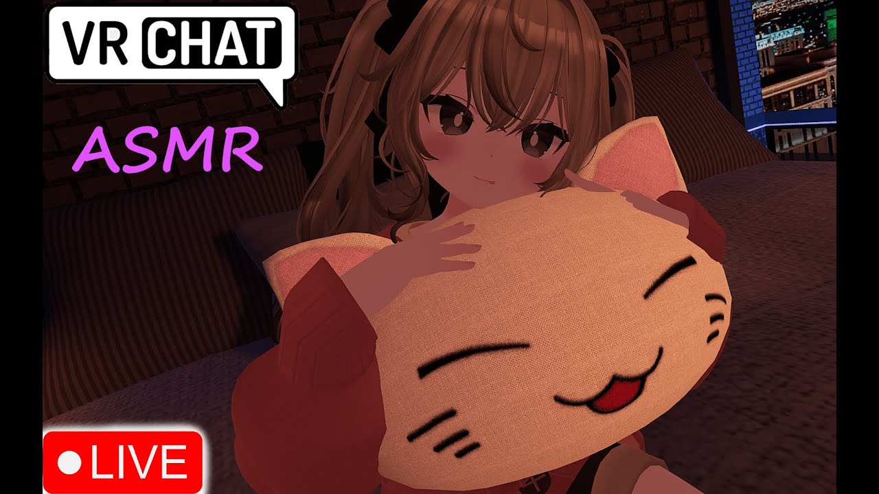 VRChat ASMR stream: Cuddle time! - YouTube