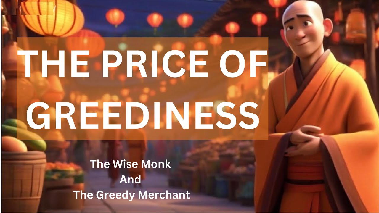 Buddhist Stories:The Wise Monk's Lesson for Greedy Merchant # ...