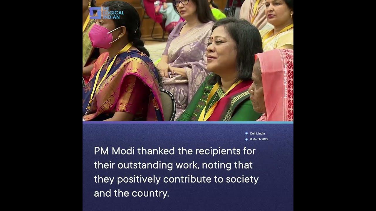 On The Eve Of Womens Day Pm Modi Interacts With Winners Of Nari