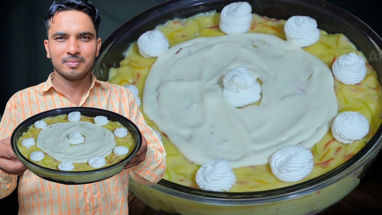 Low Cost Sweet Dessert Recipe| Dawat special desert|Chef M Afzal|Fruit ...