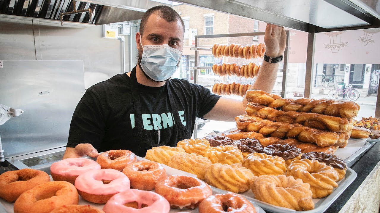 Doughnut shop Bernie Beigne is about to open - YouTube